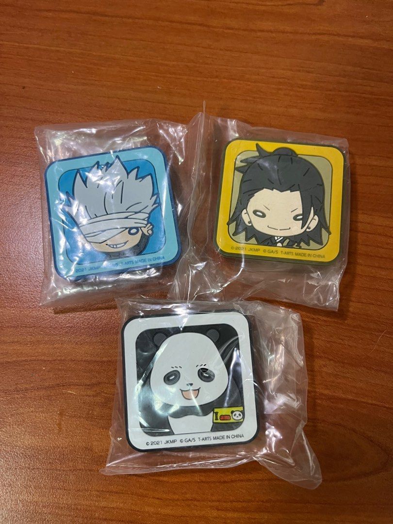WTS jjk jujutsu kaisen pop socket - gojo, geto, panda, Hobbies & Toys ...