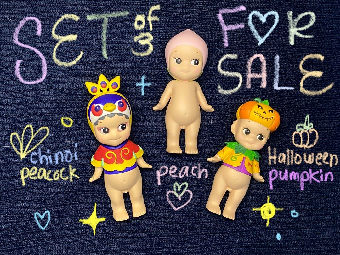 Wts Sonny Angels peach peacock cookie ebisuten onion caribbean, Hobbies ...