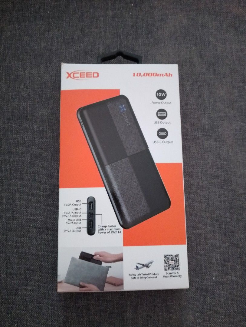 XCEED PowerBank 10000Mah, Mobile Phones & Gadgets, Mobile & Gadget ...