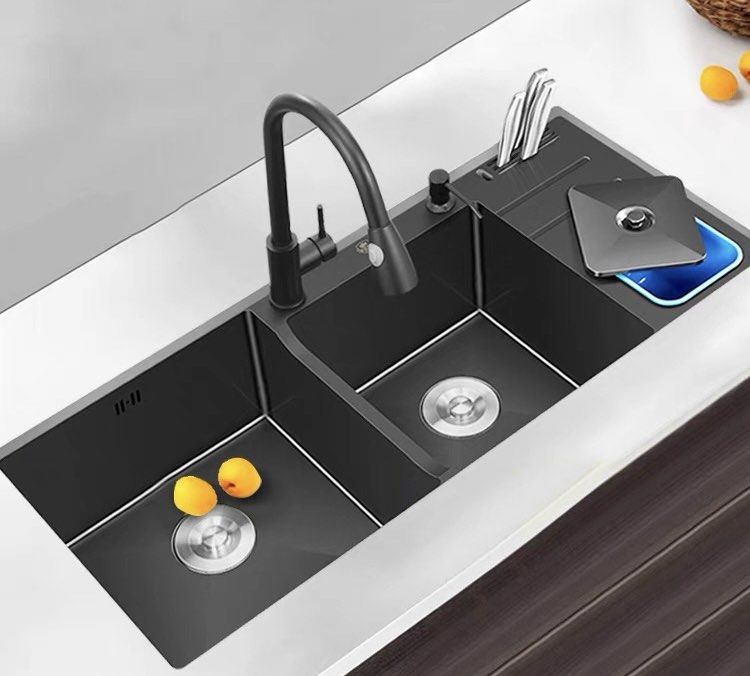 120 x 50 cm Extra Large XL Size Kitchen Sink Two Basin Sink, Furniture ...