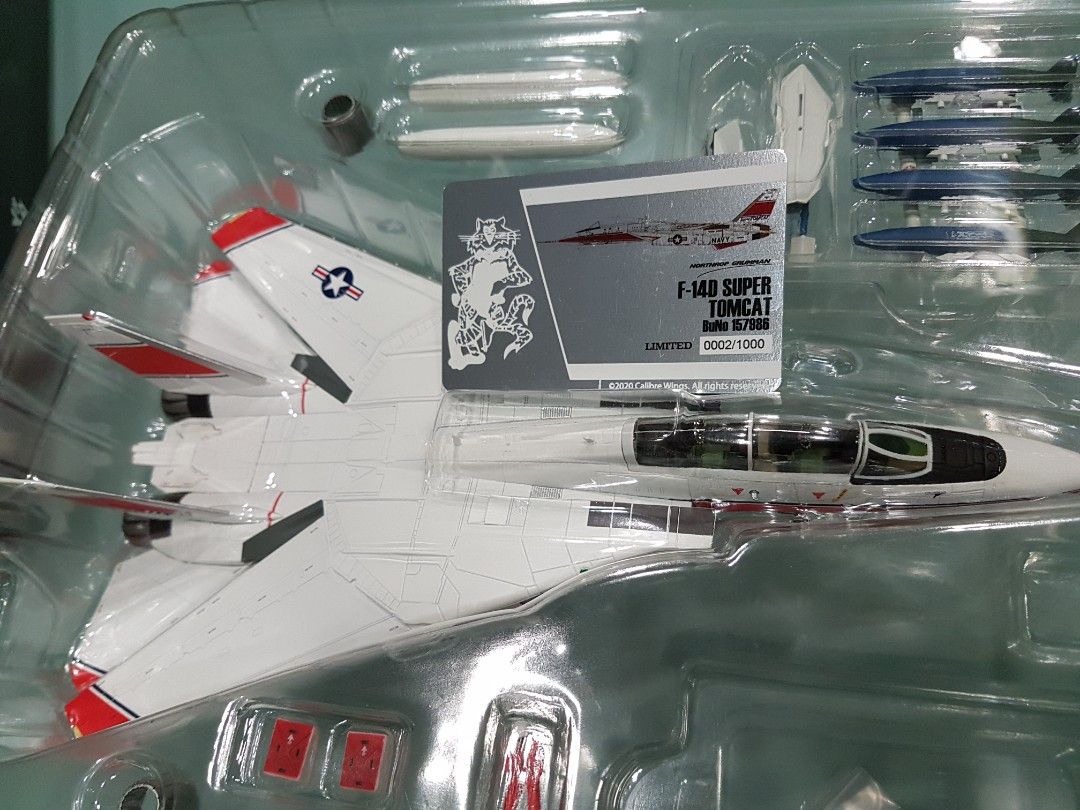 1 72 Calibre Wings F 14d Super Tomcat Prototype Diecast Model Plane Hobbies And Toys Toys