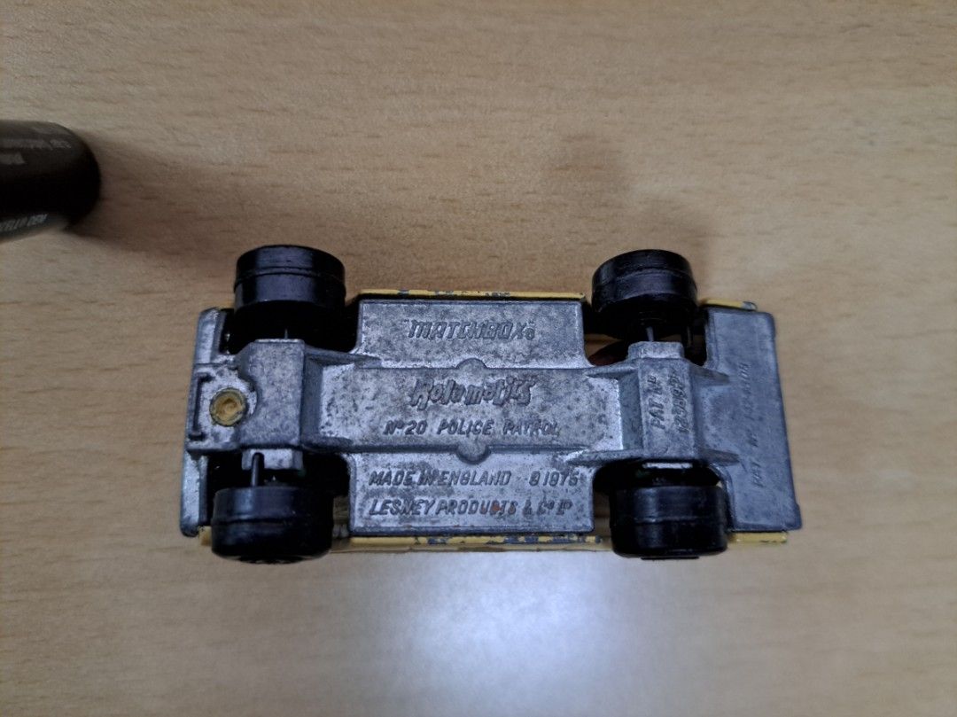 1975 Lesney Matchbox Rolamatics No. 20 Range Rover Police Car vintage ...