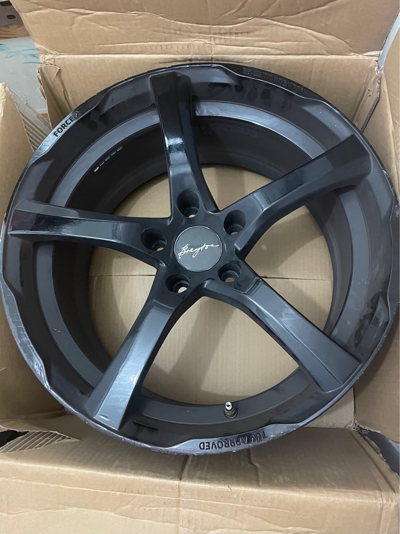 19 Inch 5x120 Breyton Force 2 (5 Spoke Rims) x4, Car Accessories, Tyres ...