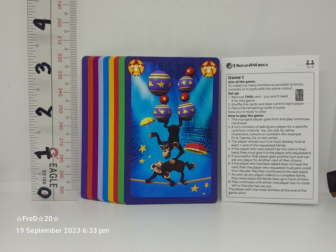 Complete 2022 DreamWorks Animation Card Game McDonalds W/ Box, Hobbies ...