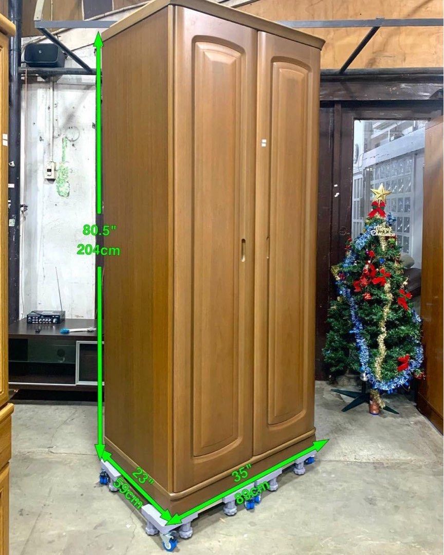 2 door wardrobe Cabinet Japan surplus, Furniture & Home Living ...