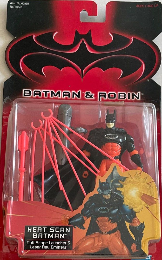 2 Pieces Original Kenner Batman & Robin Action Figures, Hover Attack ...