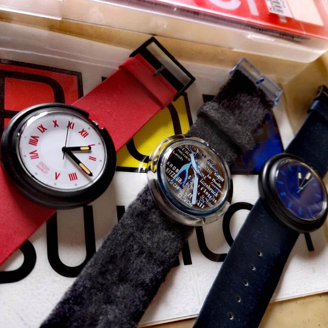 3 90s SUPER RARE VINTAGE POP SWATCH, Luxury, Watches on Carousell