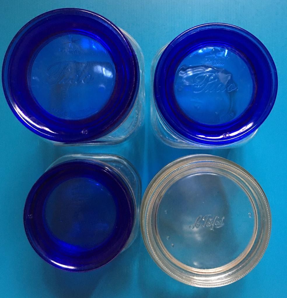 3 Bormioli Rocco Fido Food Storage Glass Jars 1L, 3/4L 1/2L (Made In ...