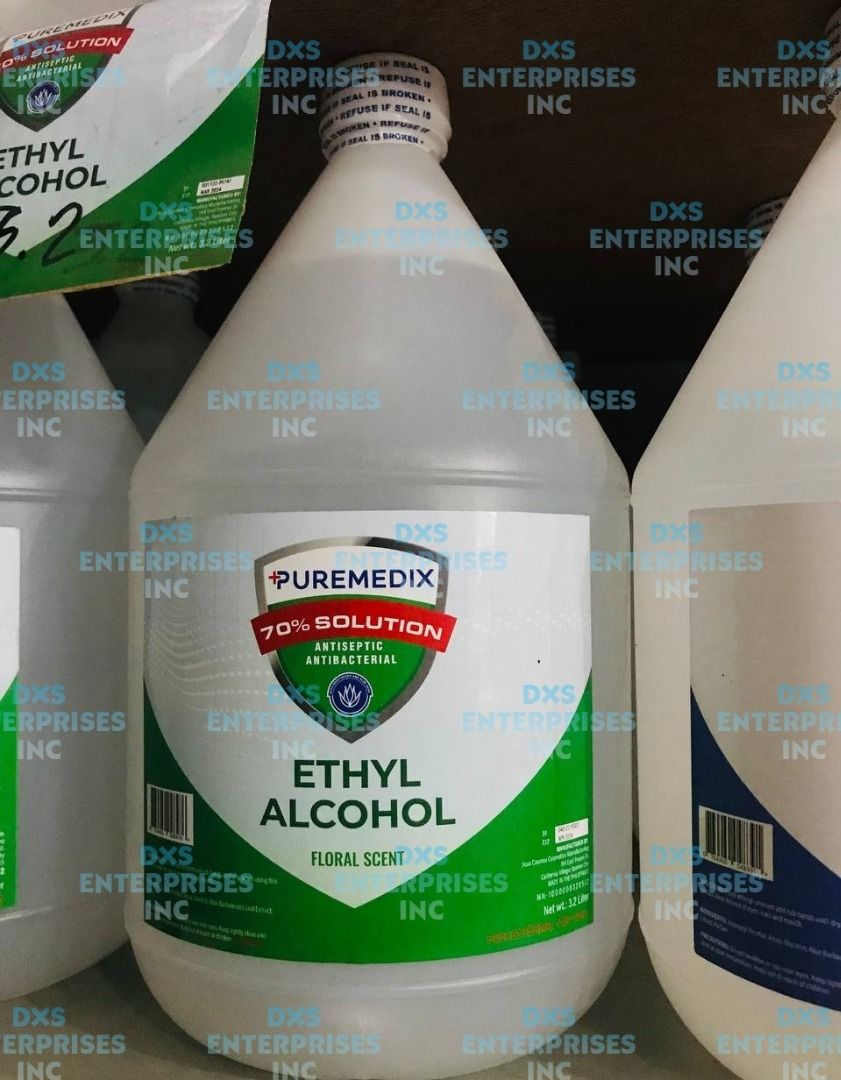70% ETHYL ALCOHOL- 3.7 LITER PER GALLON, Health & Nutrition, Medical ...