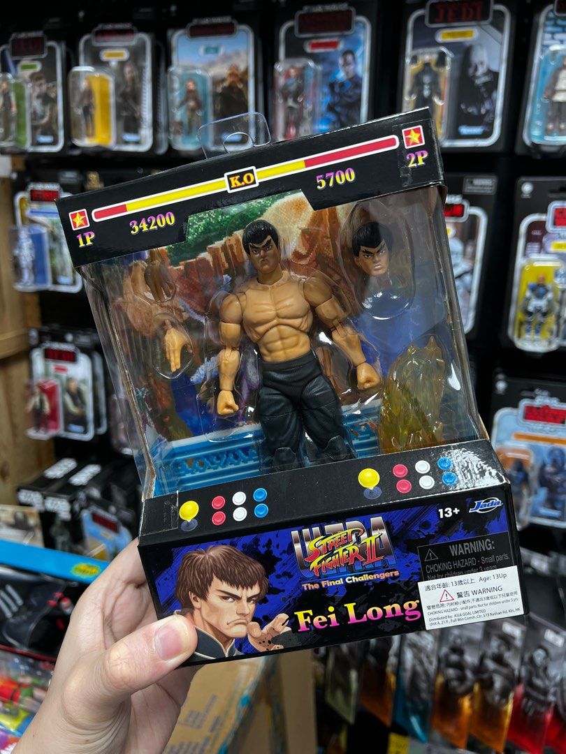 全新現貨 Jada Toys Street Fighter Wave 1 Fei Long 6 Inch figure 街霸 飛龍, 興趣及 ...