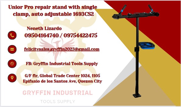 " UNIOR " PRO REPAIR STAND W/DOUBLE CLAMP without base Plate 1693CS2 ...