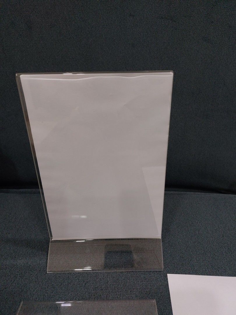 A5 size acrylic clear stand. Brand New, Hobbies & Toys, Stationery ...