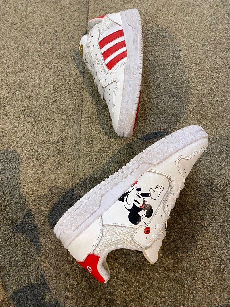 Adidas Neo Disney Minnie Mouse, Fesyen Wanita, Sepatu di Carousell