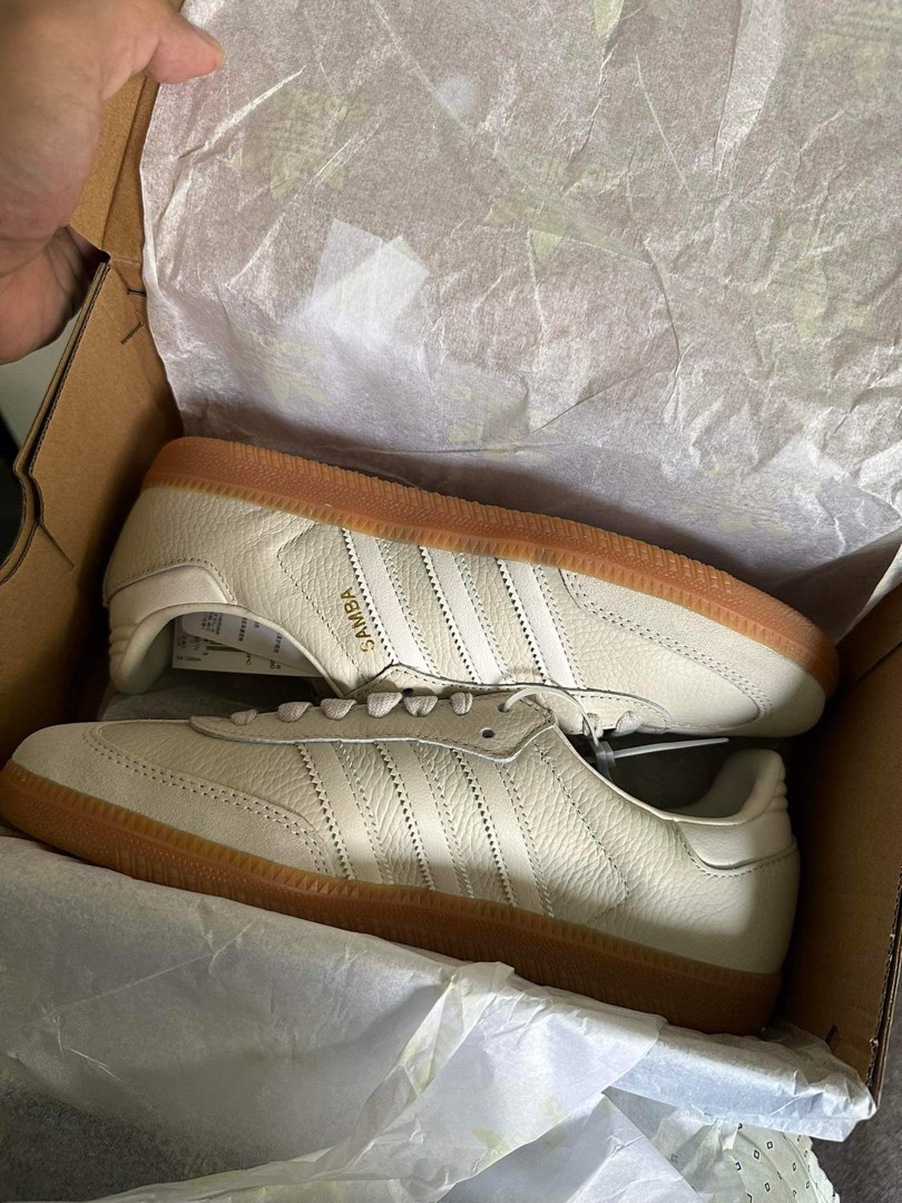 Adidas Samba OG Beige/White Limited Edition Size 7.5 US Womens, Women's ...