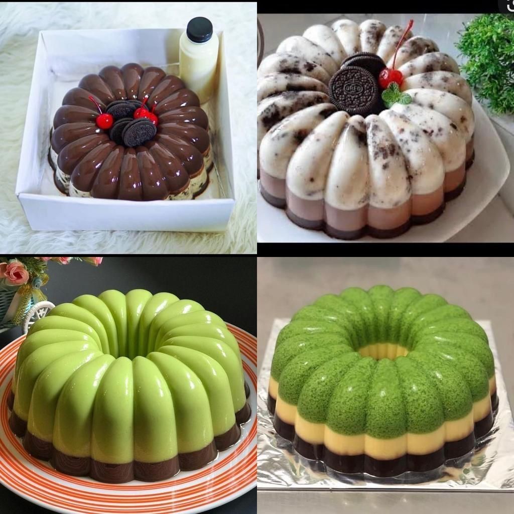 Agar Agar Cake Double Chocolate / Large 24 inch / Pudding / Lapis ...