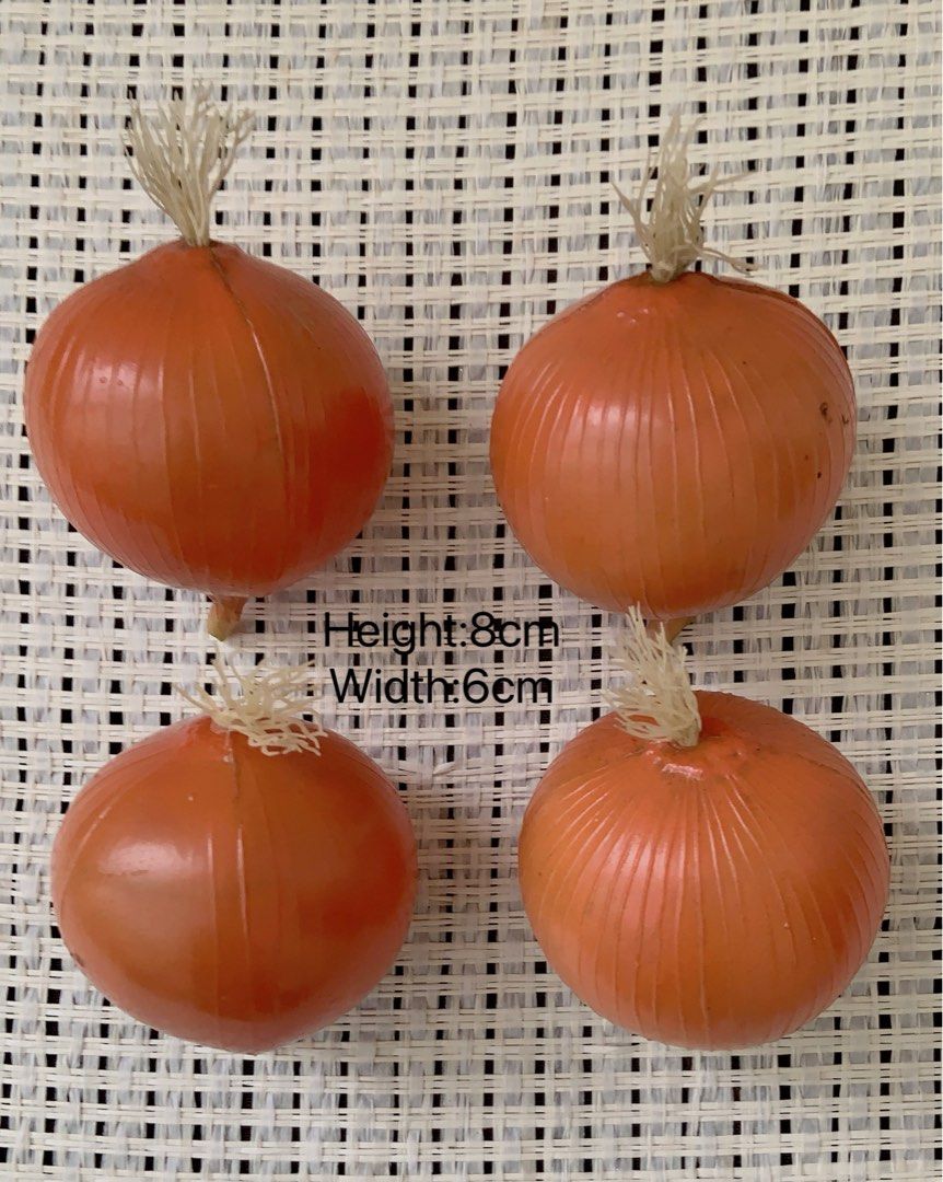 Artificial Lifelike plastic Garlic & Onion Party Home Kitchen Kids ...