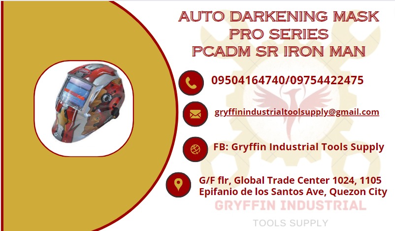 AUTO DARKENING MASK PRO SERIES PCADM SR IRON MAN, Commercial ...