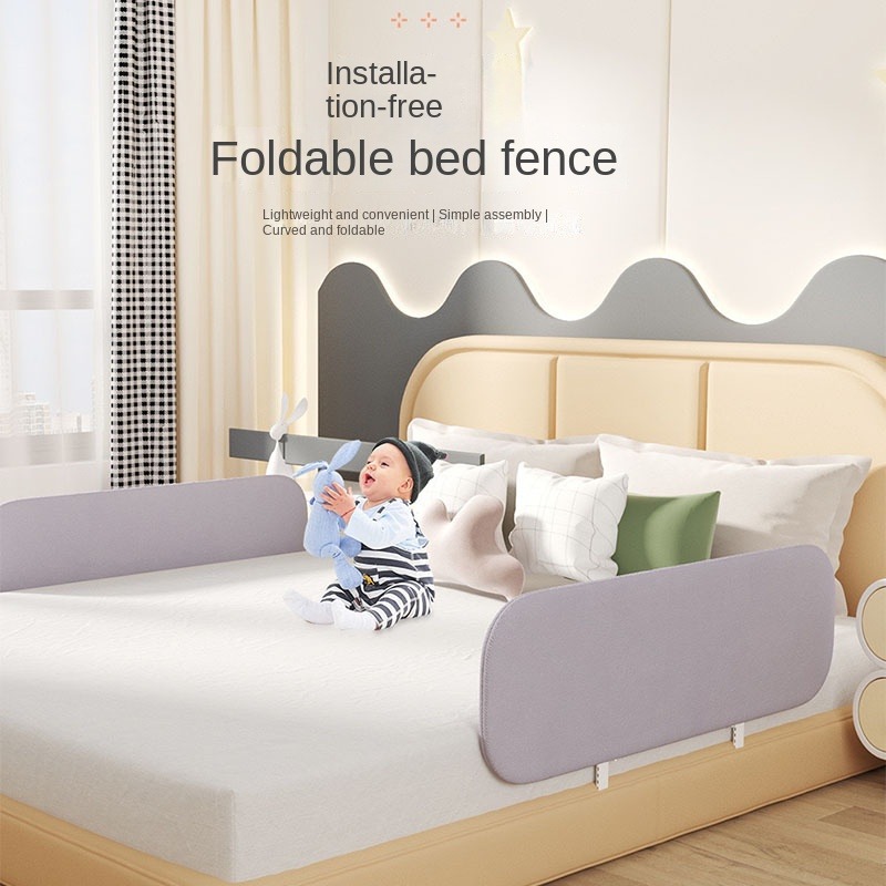 Baby Bed Rail Guard Safety Fence Bumper bed barrier, Babies & Kids ...