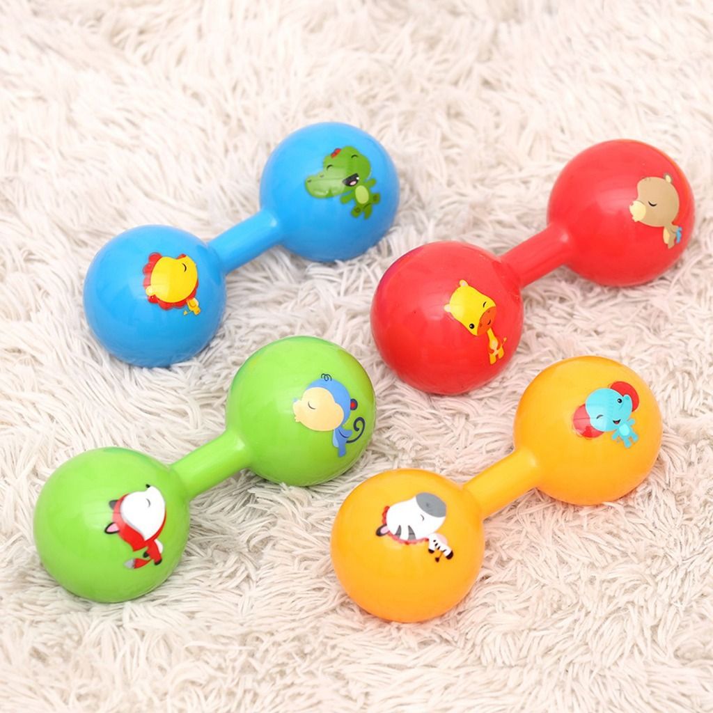 Baby Inflatable Dumbbell PVC Ball Toy Kids Training Toys, Babies & Kids ...