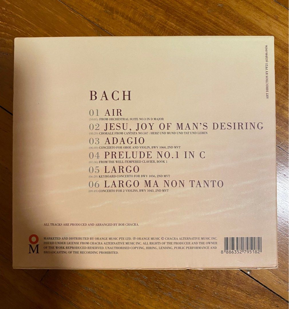 Bach with Ocean Sounds ( CD ), Hobbies & Toys, Music & Media, CDs ...