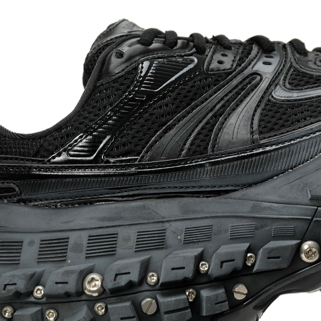 BALENCIAGA Defender Rubber Platform Sneakers"Worn-Out/Black", Women's ...