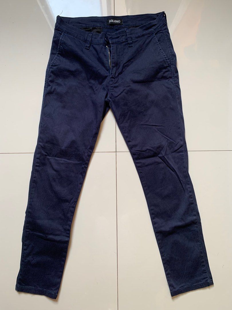 Baleno pants (Navy Blue), Men's Fashion, Bottoms, Jeans on Carousell