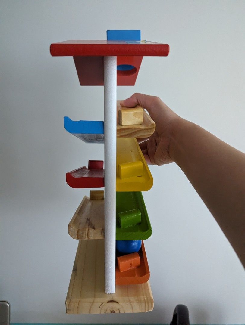 Wooden Ball rolling house Vilac House of Balls Montessori, Hobbies ...