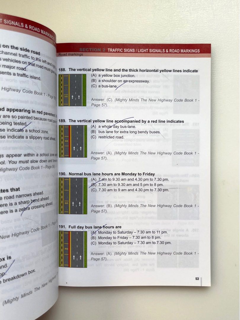 Basic Theory Driving Test Book, Hobbies & Toys, Books & Magazines ...