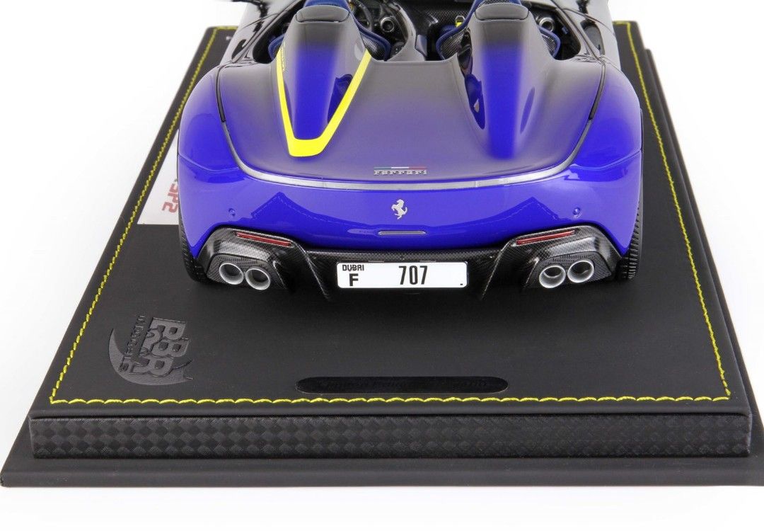 BBR 1:18 Ferrari Monza SP2 Blue Viery with Display Case, Hobbies & Toys ...