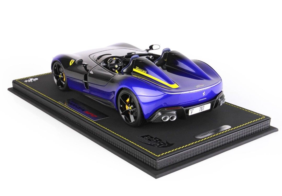 BBR 1:18 Ferrari Monza SP2 Blue Viery with Display Case, Hobbies & Toys ...