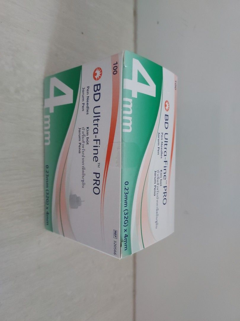 BD Ultra Fine PRO Pen Needle 4mm x 32G (Box of 100's), Health ...