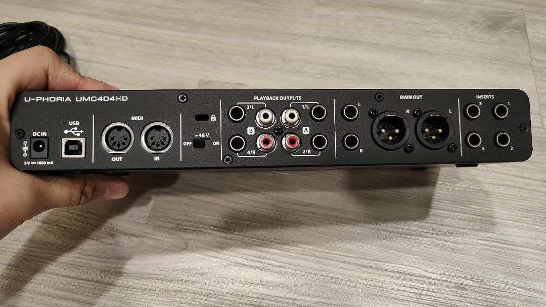Behringer UMC404HD Audio Interface, Audio, Other Audio Equipment on ...