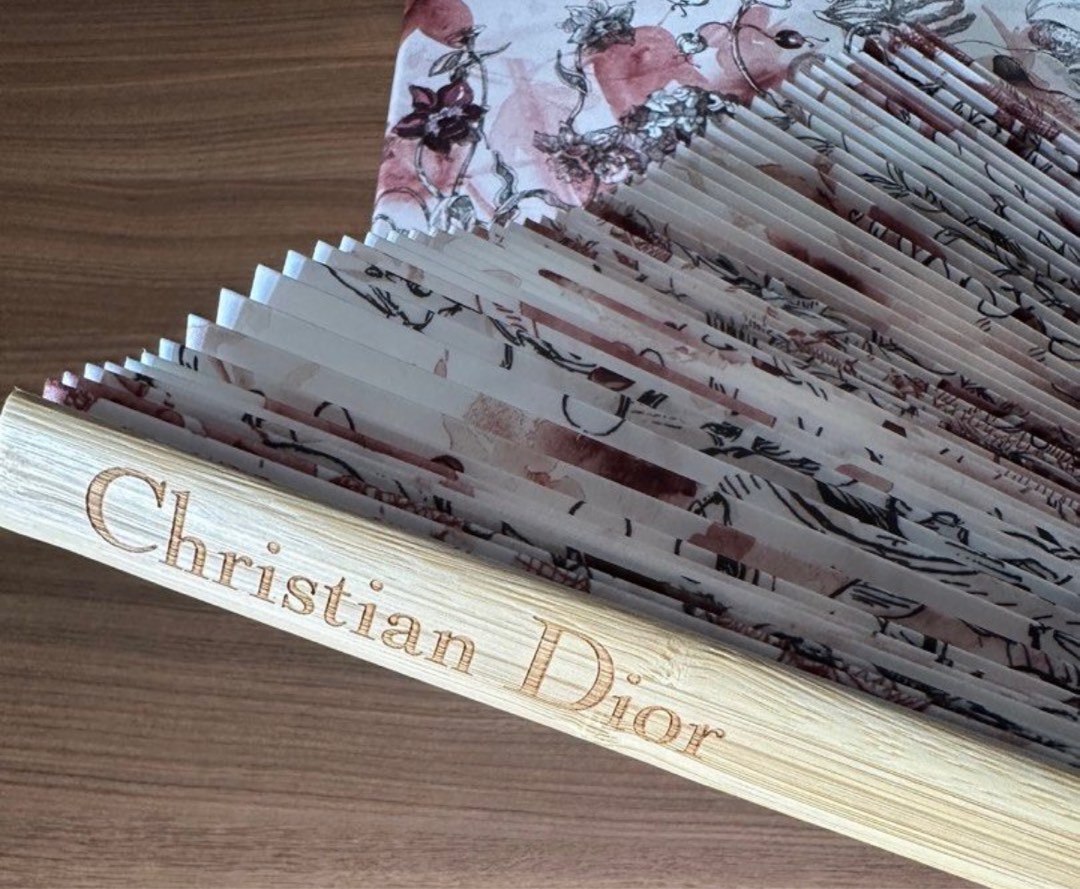 Big, lovely Christian Dior fan., Furniture & Home Living, Home Decor ...