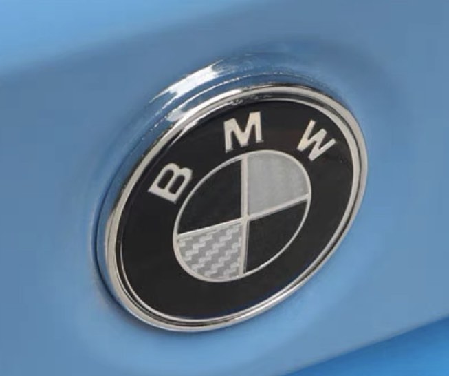 BMW Front Rear Trunk Black Logo Emblem Set for 1 2 3 4 5 Series, Car ...