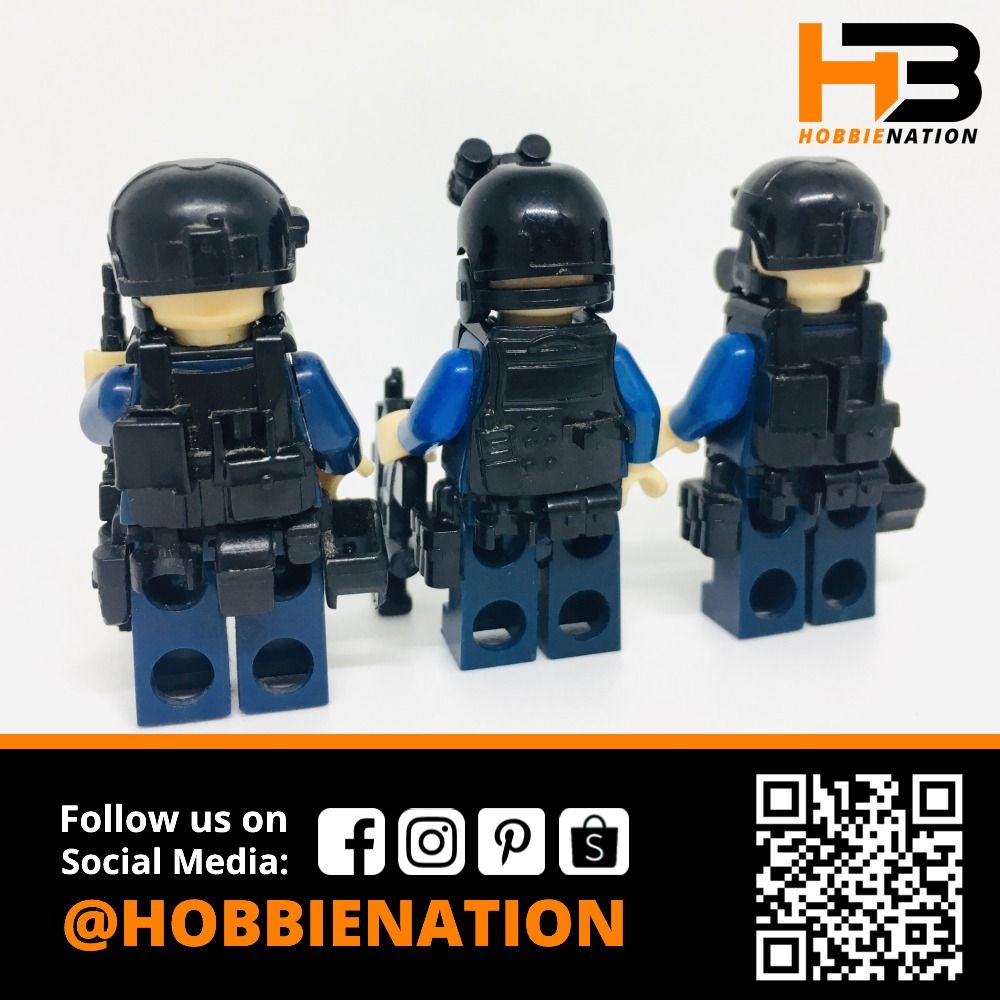 Bootleg Lego FBI Swat Critical Incident Response | Lego | Brick | Lego ...
