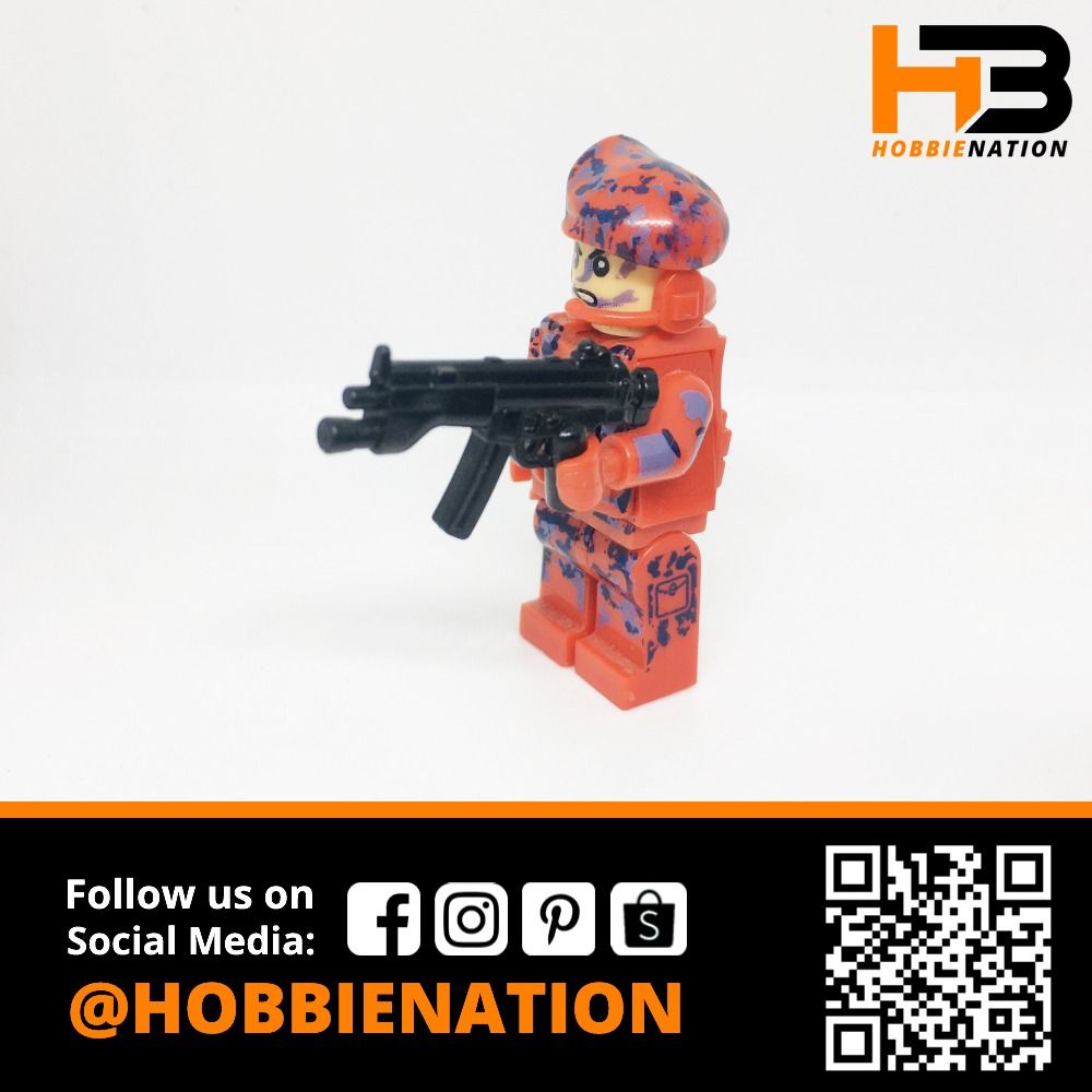 Bootleg Lego Red Camo Soldier | Lego | Brick | Lego Bricks | Building ...