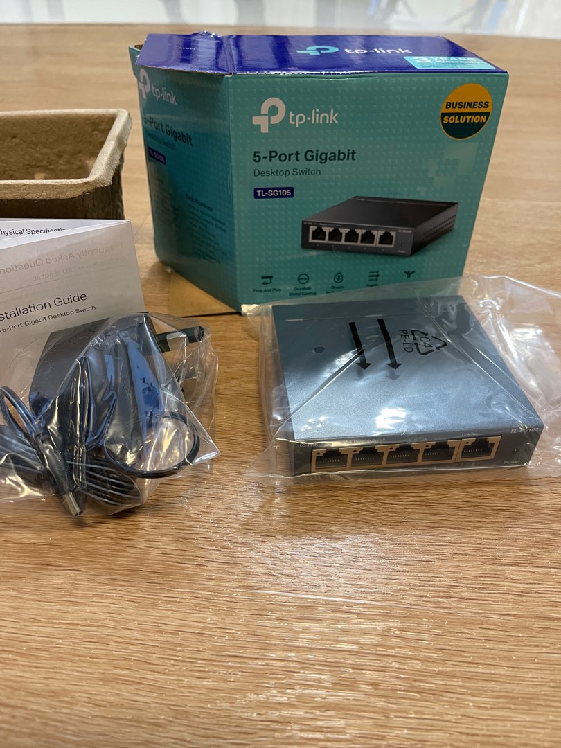 Brand New TP-Link 5-Port Gigabit LAN Switch Hub, Computers & Tech ...