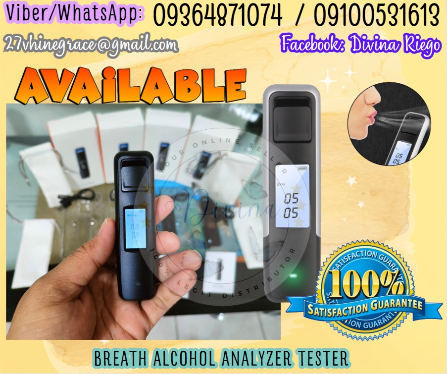 BREATH ALCOHOL ANALYZER TESTER ON HAND TODAY, Furniture & Home Living ...