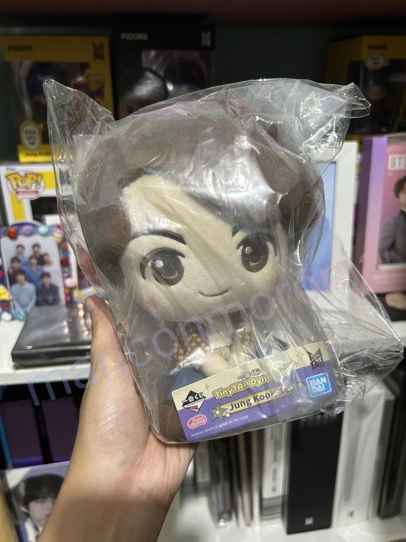 BTS TinyTAN Bandai Ichiban Kuji Plush toy - Jung Kook Dynamite, Hobbies & Toys, Memorabilia ...