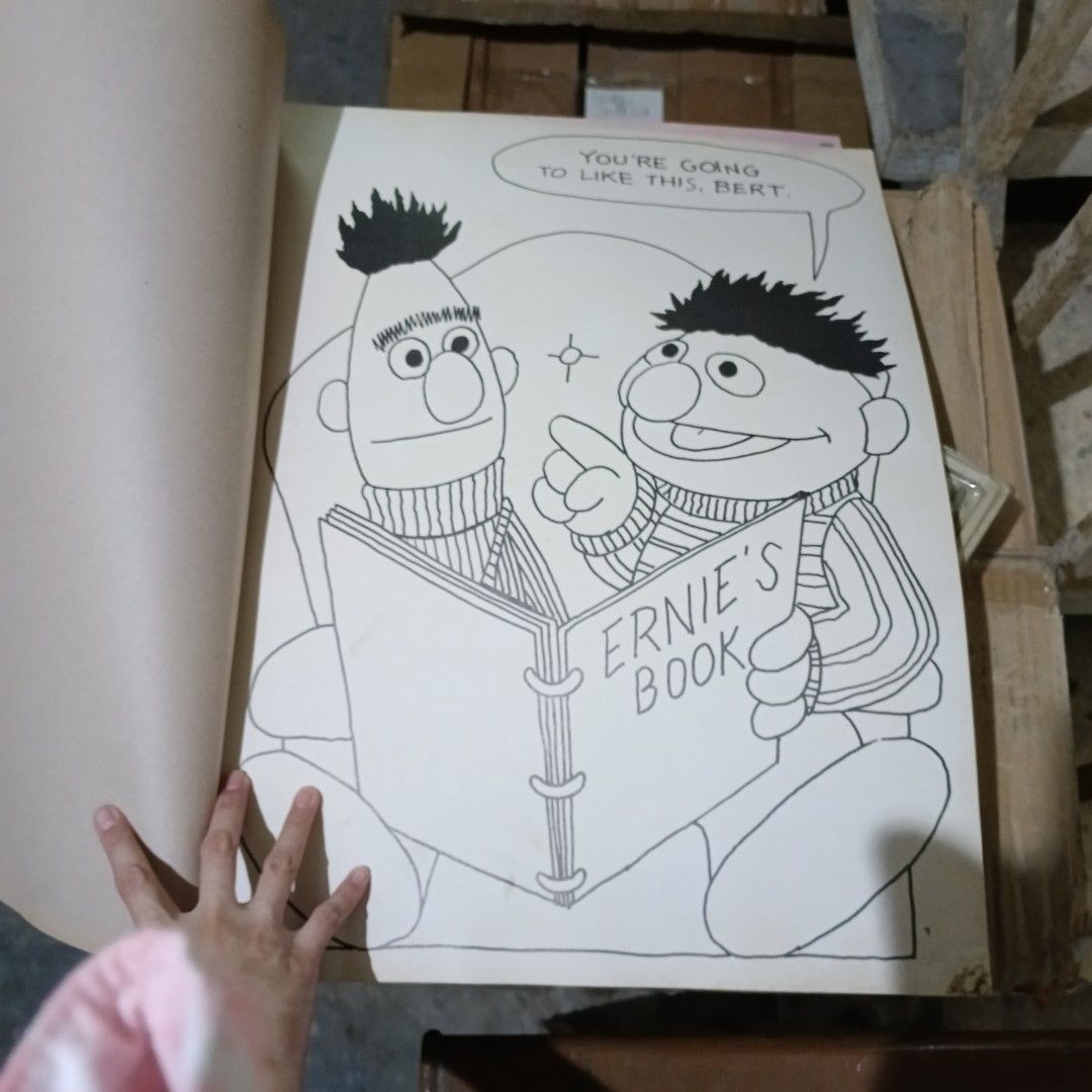 Buku Mewarnai Barbie Sesame Street Jumbo Coloring Book Besar, Buku ...