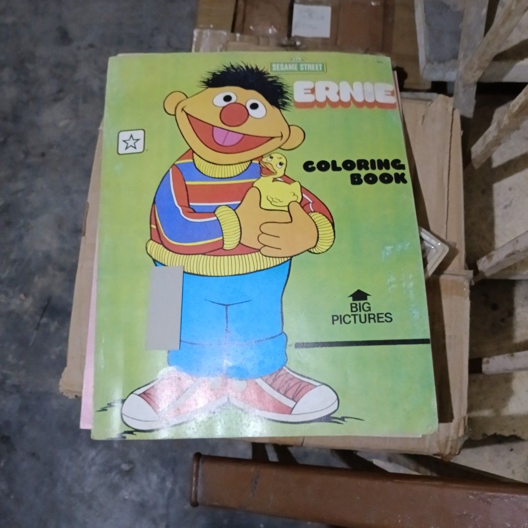 Buku Mewarnai Barbie Sesame Street Jumbo Coloring Book Besar, Buku ...