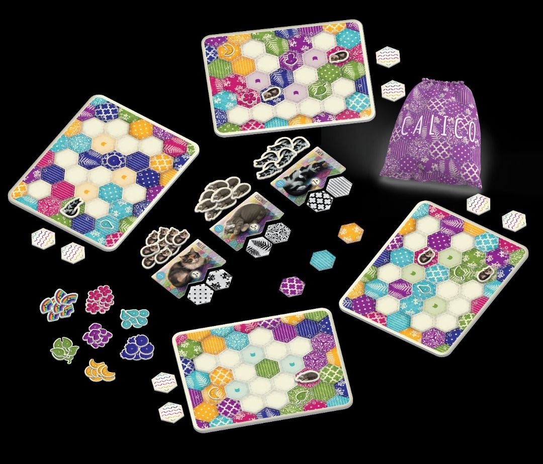Calico Board Game (Original) Strategy Tile-Placement | Made by Alderac ...