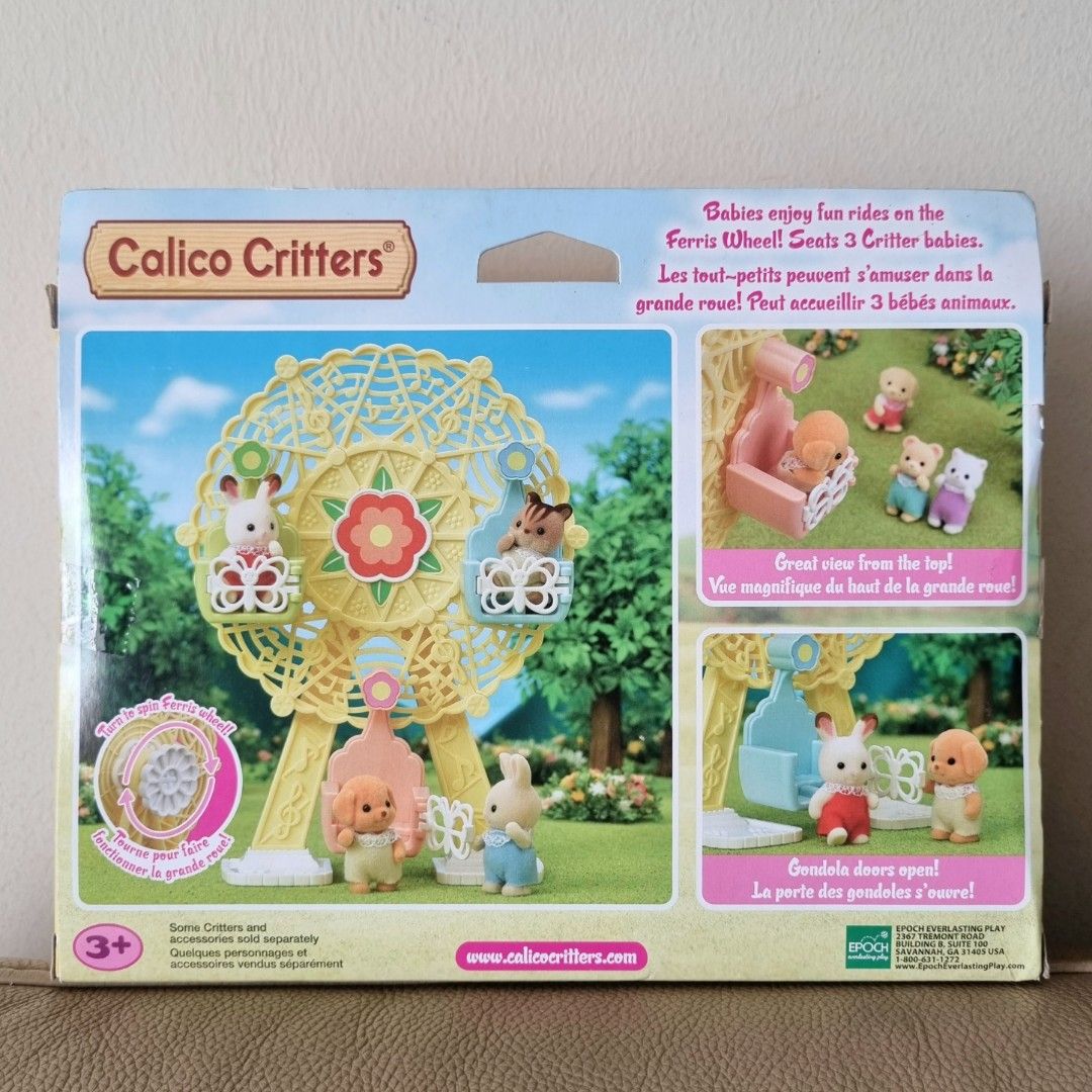 Calico Critters / Sylvanian Families Baby Ferris Wheel with Milo Toy ...
