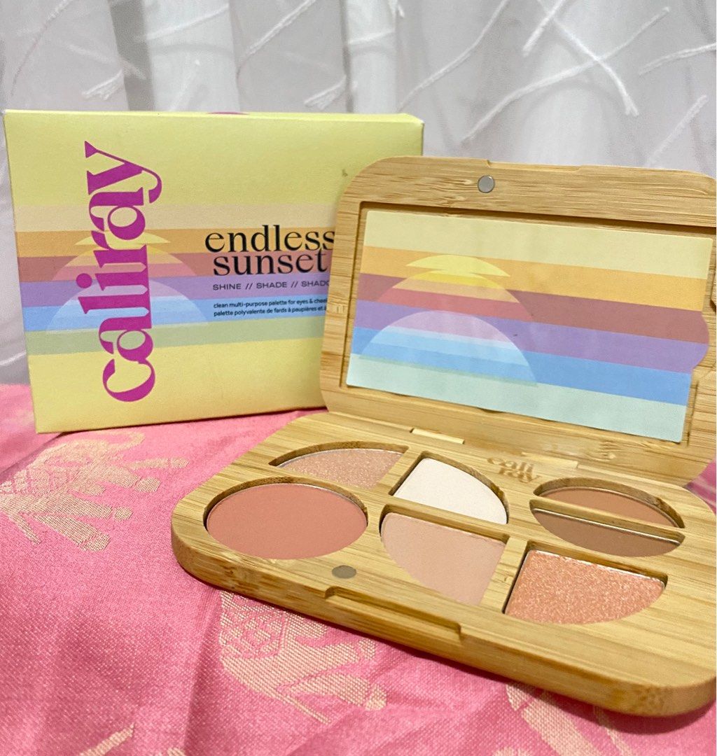 Caliray Endless Sunset Face and Eyeshadow Talc-Free Palette, Beauty ...