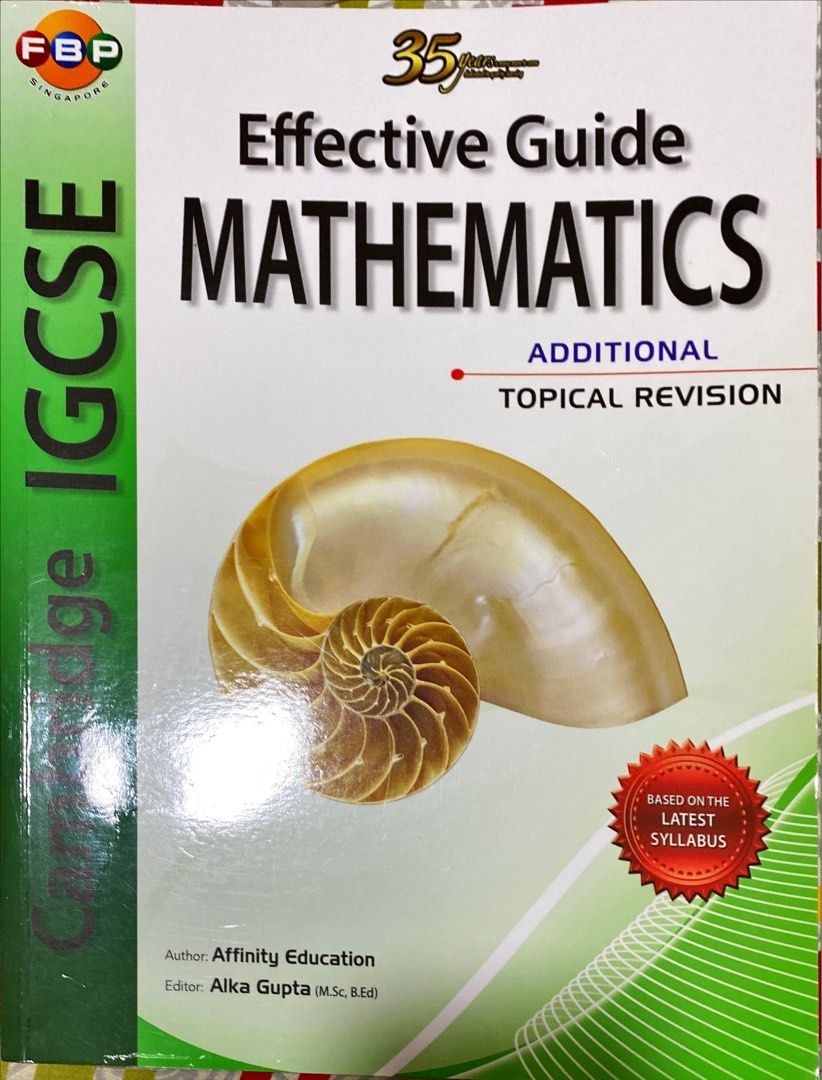 Cambridge IGCSE Additional Mathematics, Hobbies & Toys, Books & Magazines, Textbooks on Carousell