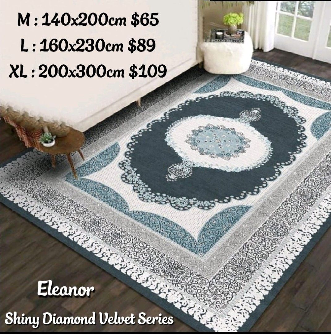 Carpet - Shiny Diamond Velvet Series + Free Delivery, Furniture & Home ...