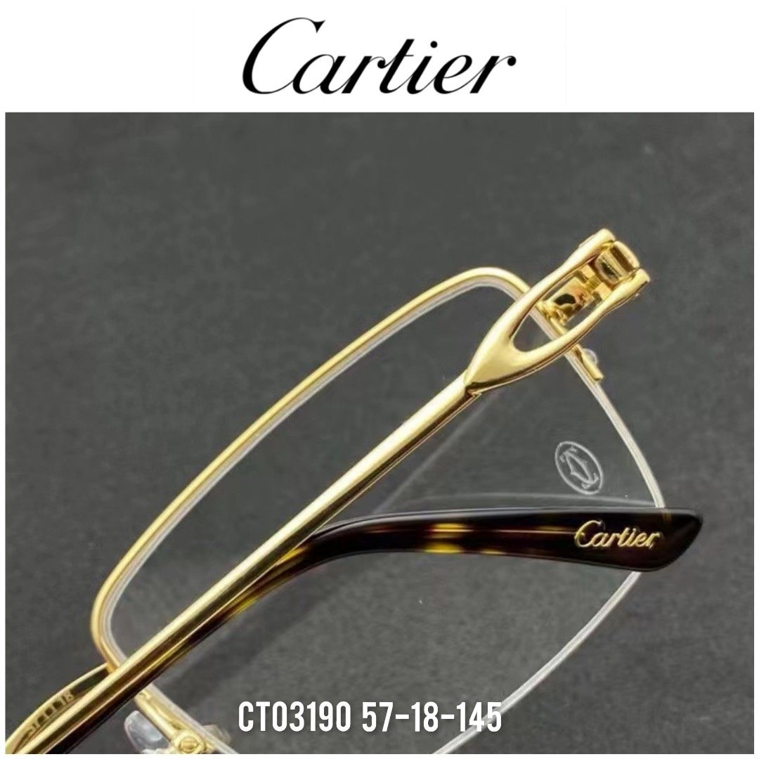 Cartier spectacles glasses frame, Men's Fashion, Watches & Accessories ...
