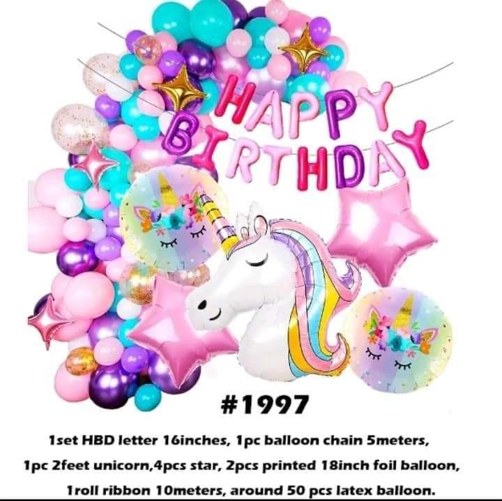 Cartoon character HB balloon set, Furniture & Home Living, Home Decor ...