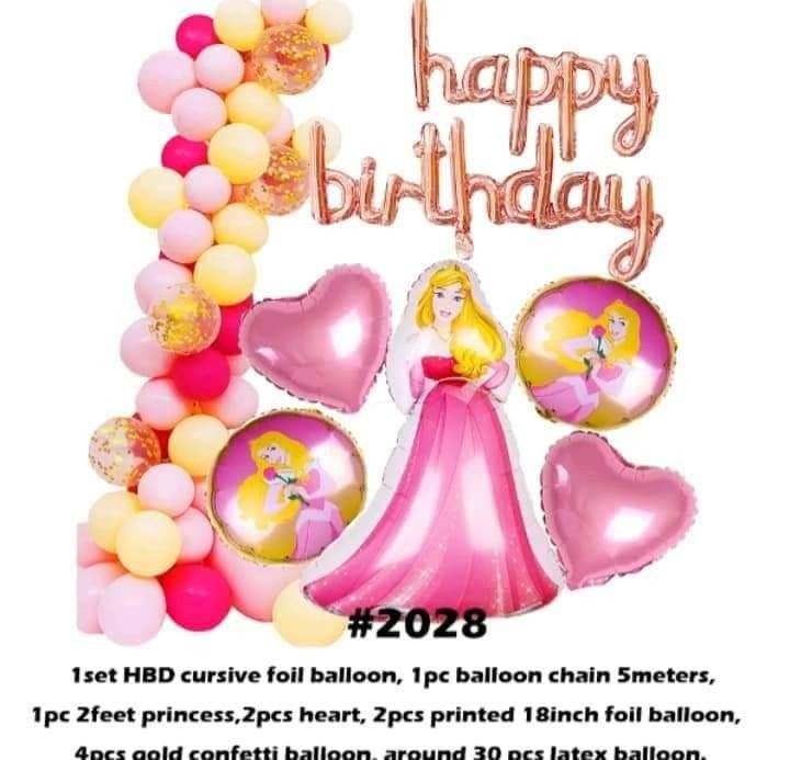 Cartoon character HB balloon set, Furniture & Home Living, Home Decor ...