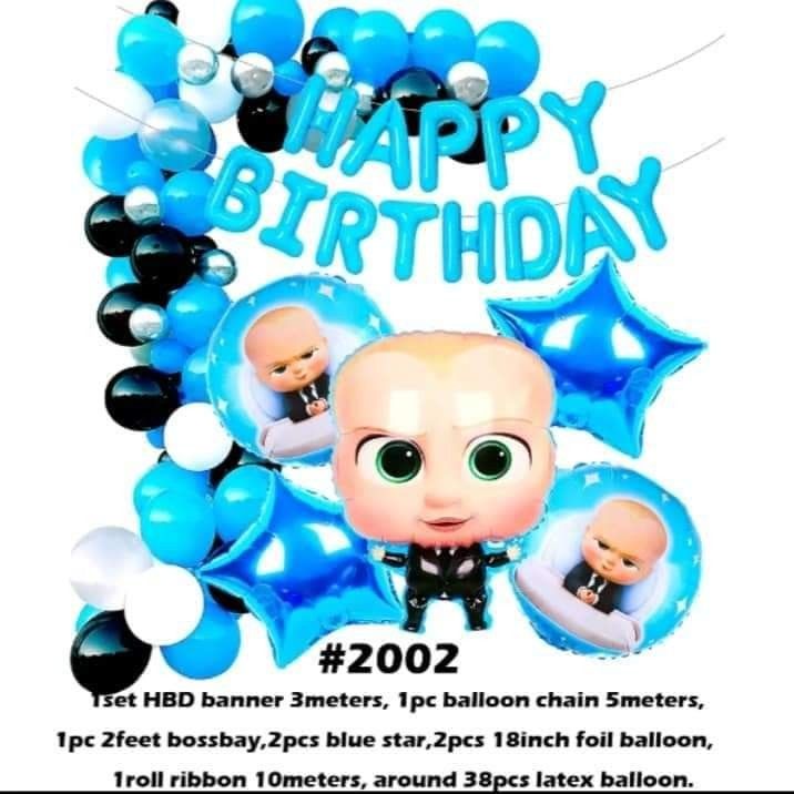 Cartoon character HB balloon set, Furniture & Home Living, Home Decor ...